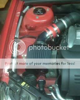 Pic of my DIY Intake | SaabCentral Forums